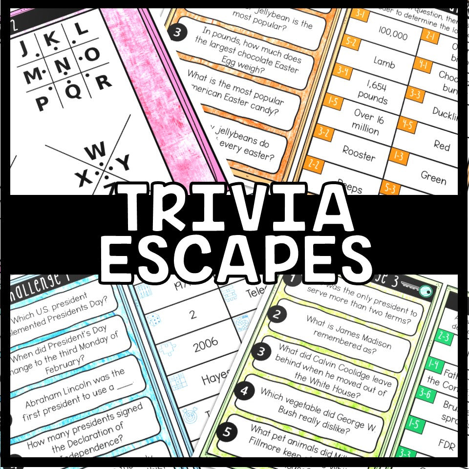 Trivia Escape Rooms