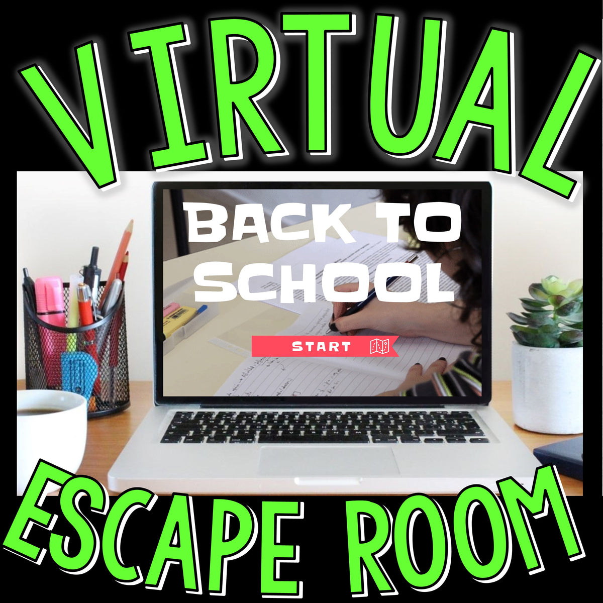 Back to School Virtual Escape Room for Kids - Digital