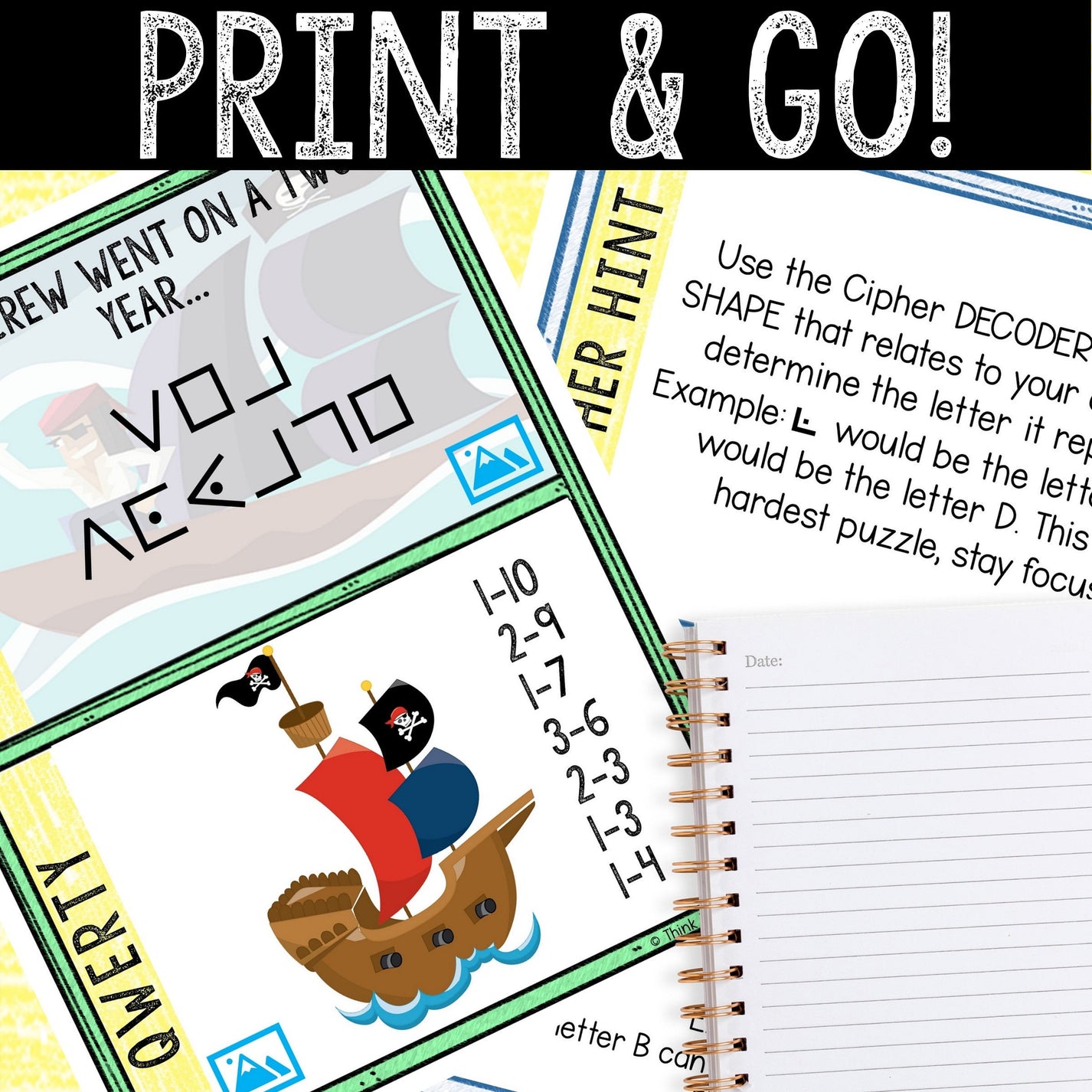 Escape Room for Kids - DIY Printable Game – Pirates Cove