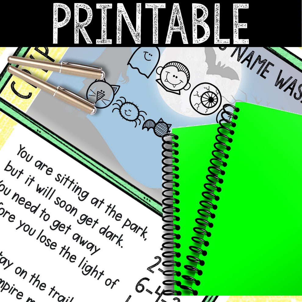 Escape Room for Kids - DIY Printable Game – Vampire Hunt