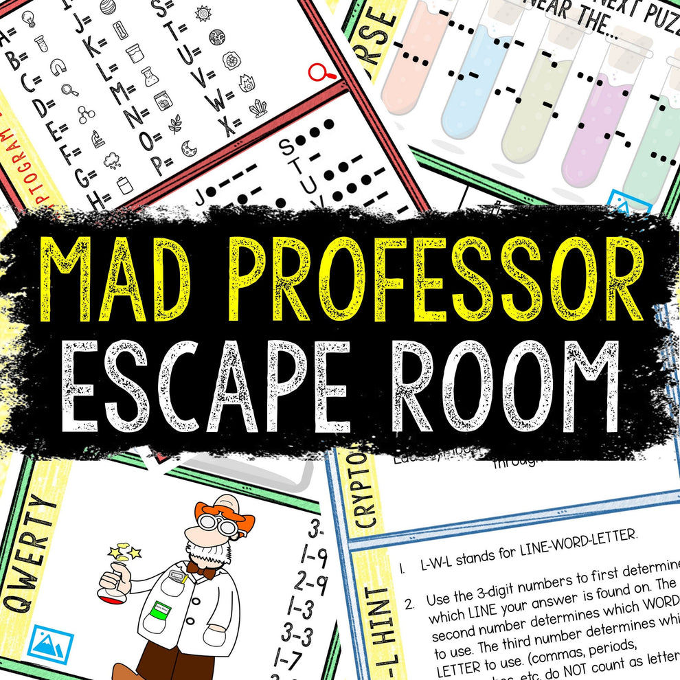 Escape Room for Kids - DIY Printable Game – Mad Professor