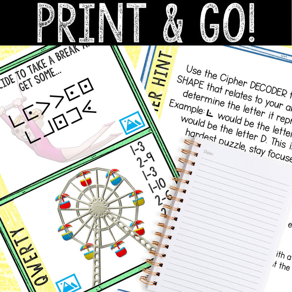 Escape Room for Kids - Printable Party Game – Circus Act