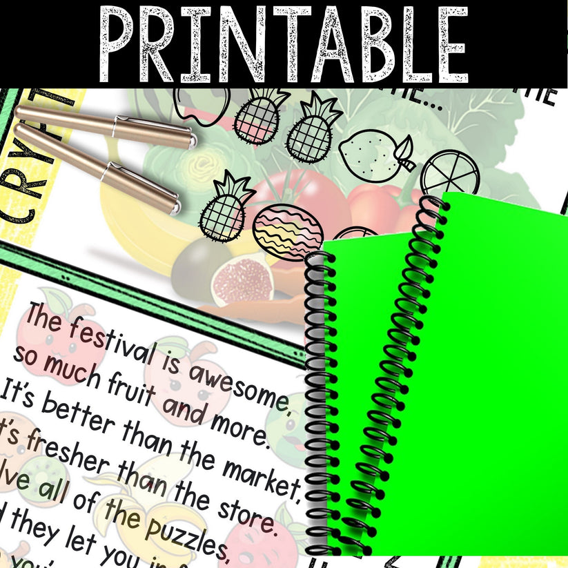 Escape Room for Kids - Printable Party Game – Fruit Fest