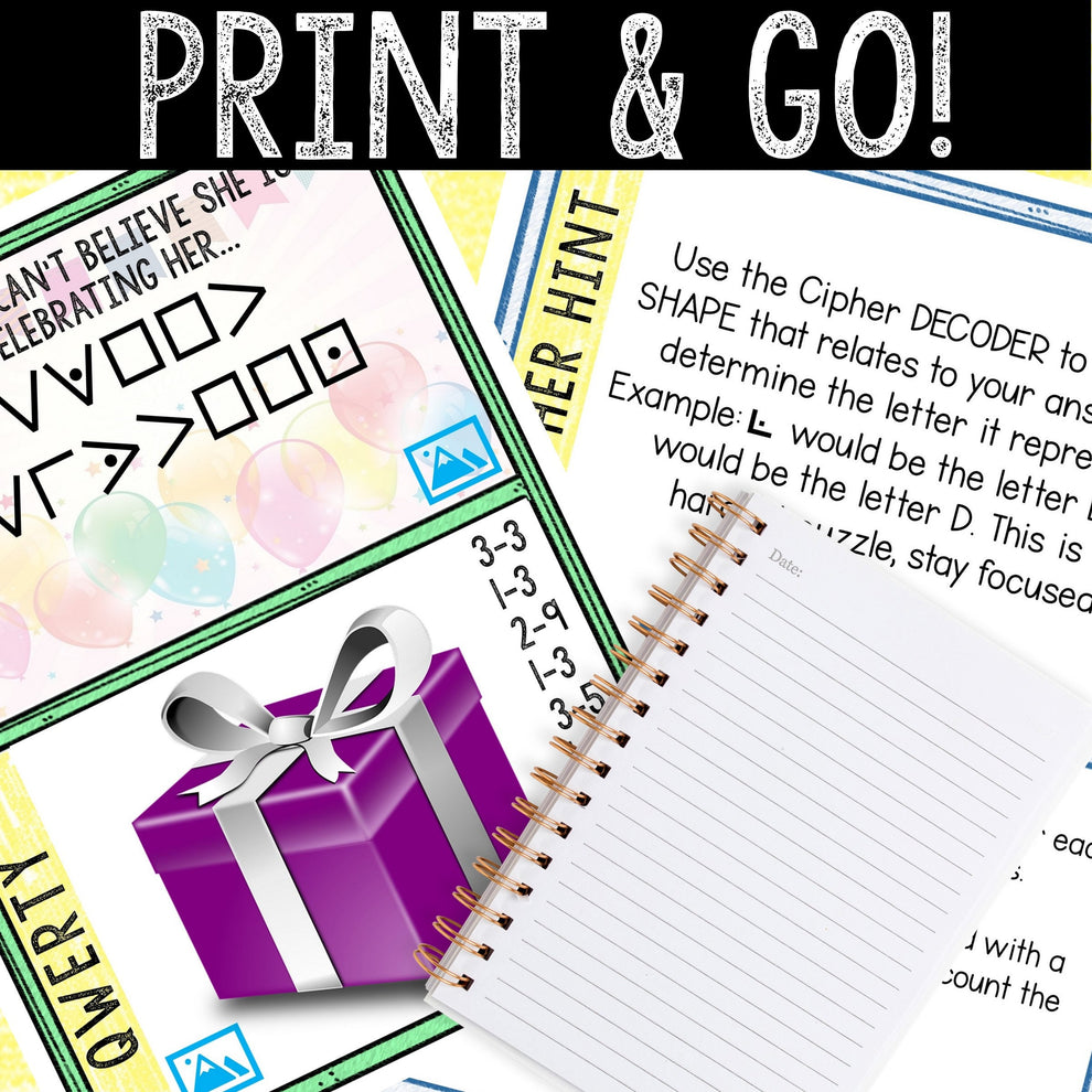Escape Room for Kids - Printable Party Game – Birthday Bash
