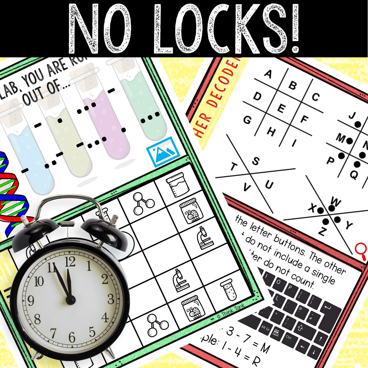 Escape Room for Kids - Printable Party Game – Virus Antidote