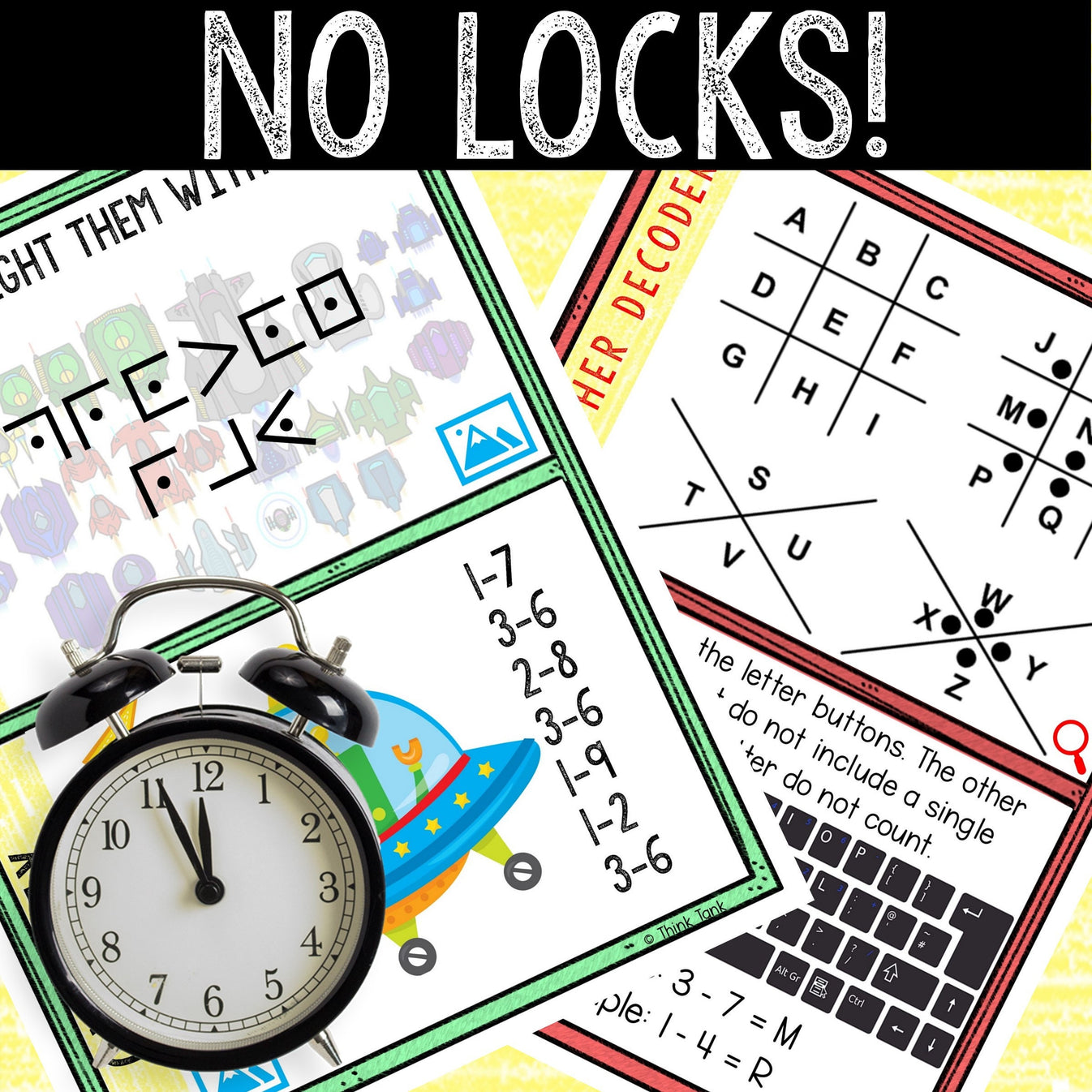 Escape Room for Kids - DIY Printable Game – Alien Invasion