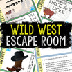 Escape Room for Kids - Printable Party Game – Wild West