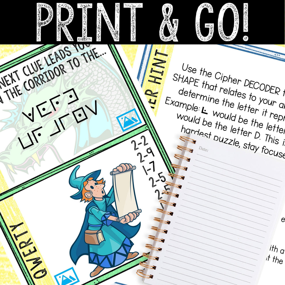 Escape Room for Kids - DIY Printable Game – Wizard School