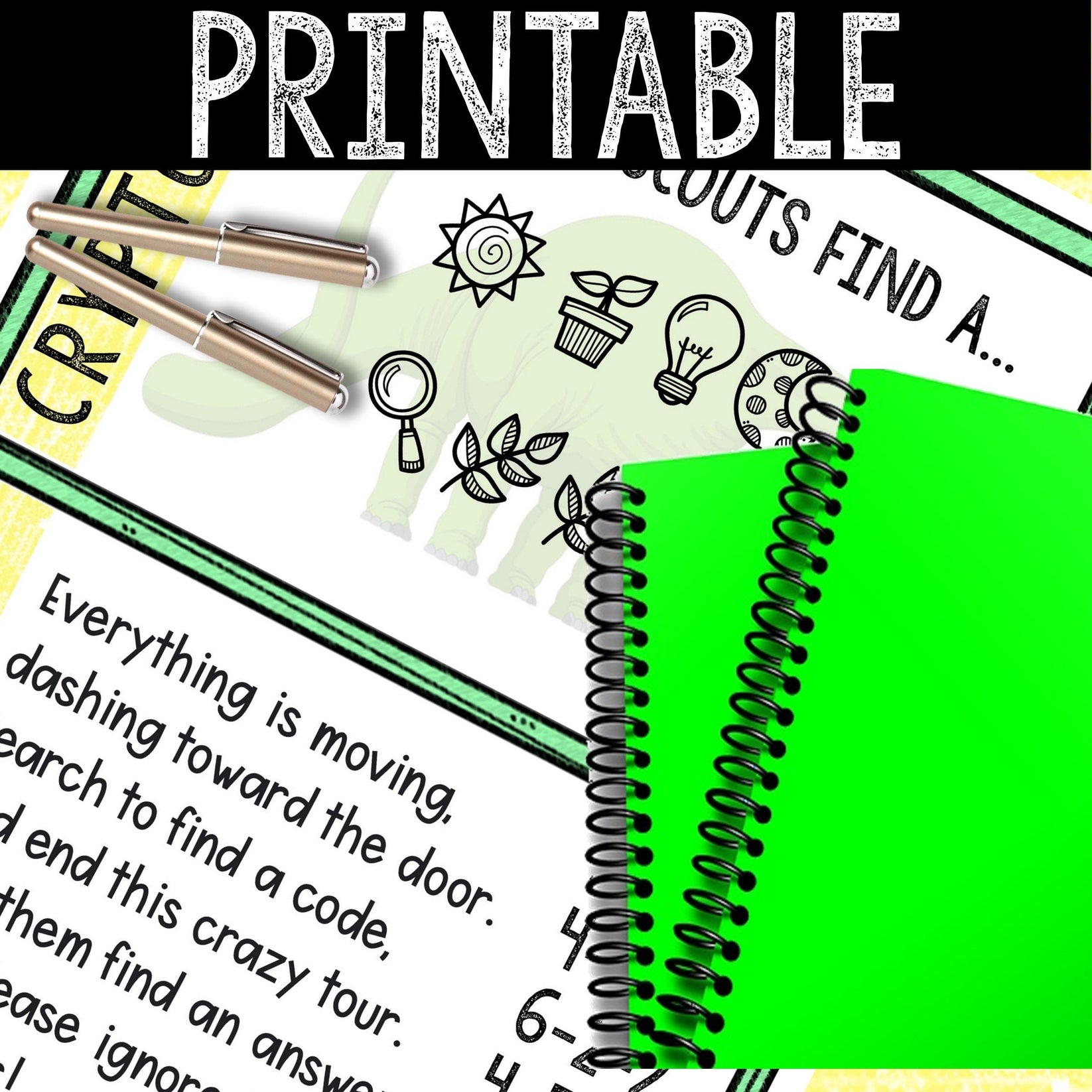 Escape Room for Kids - DIY Printable Game – Midnight Museum