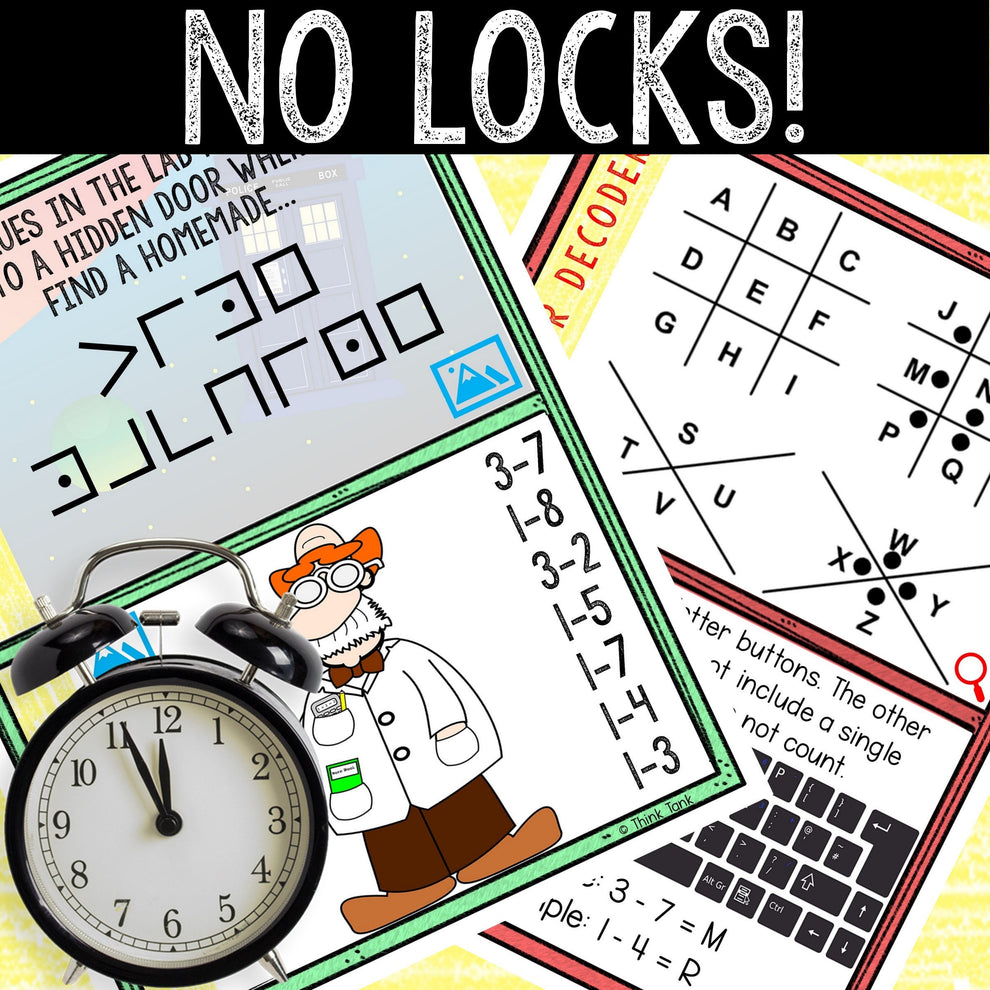 Escape Room for Kids - Printable Party Game – Time Travel