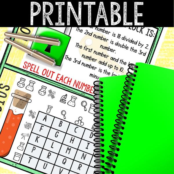 Escape Room for Kids - Printable Party Game – Time Travel