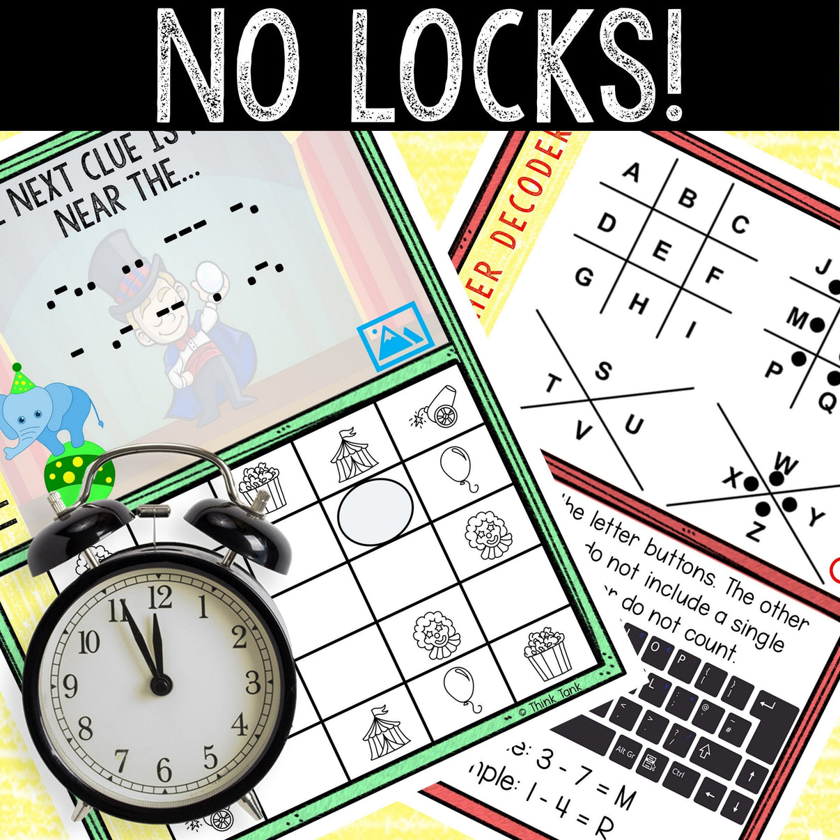 Escape Room for Kids - Printable Party Game – Circus Act