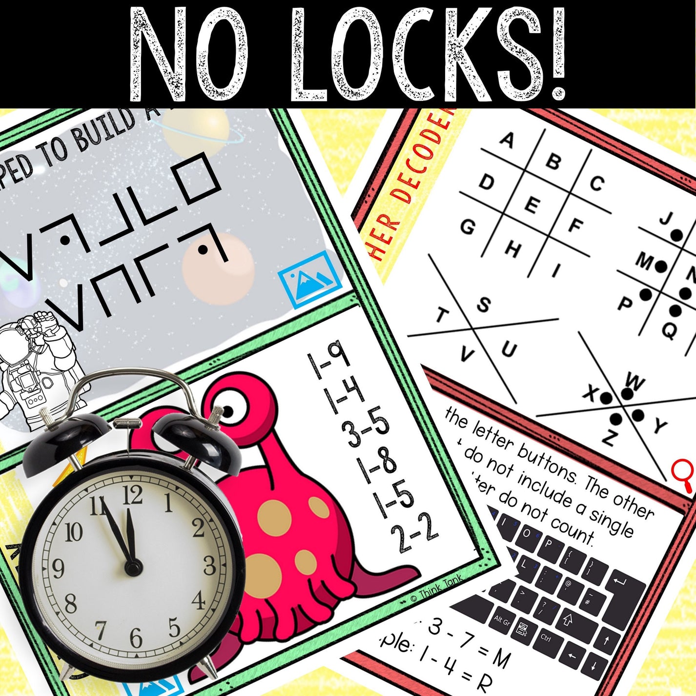 Escape Room for Kids - Printable Party Game – Space Race
