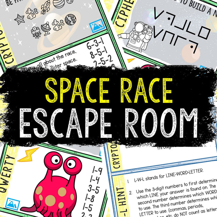 Escape Room for Kids - Printable Party Game – Space Race