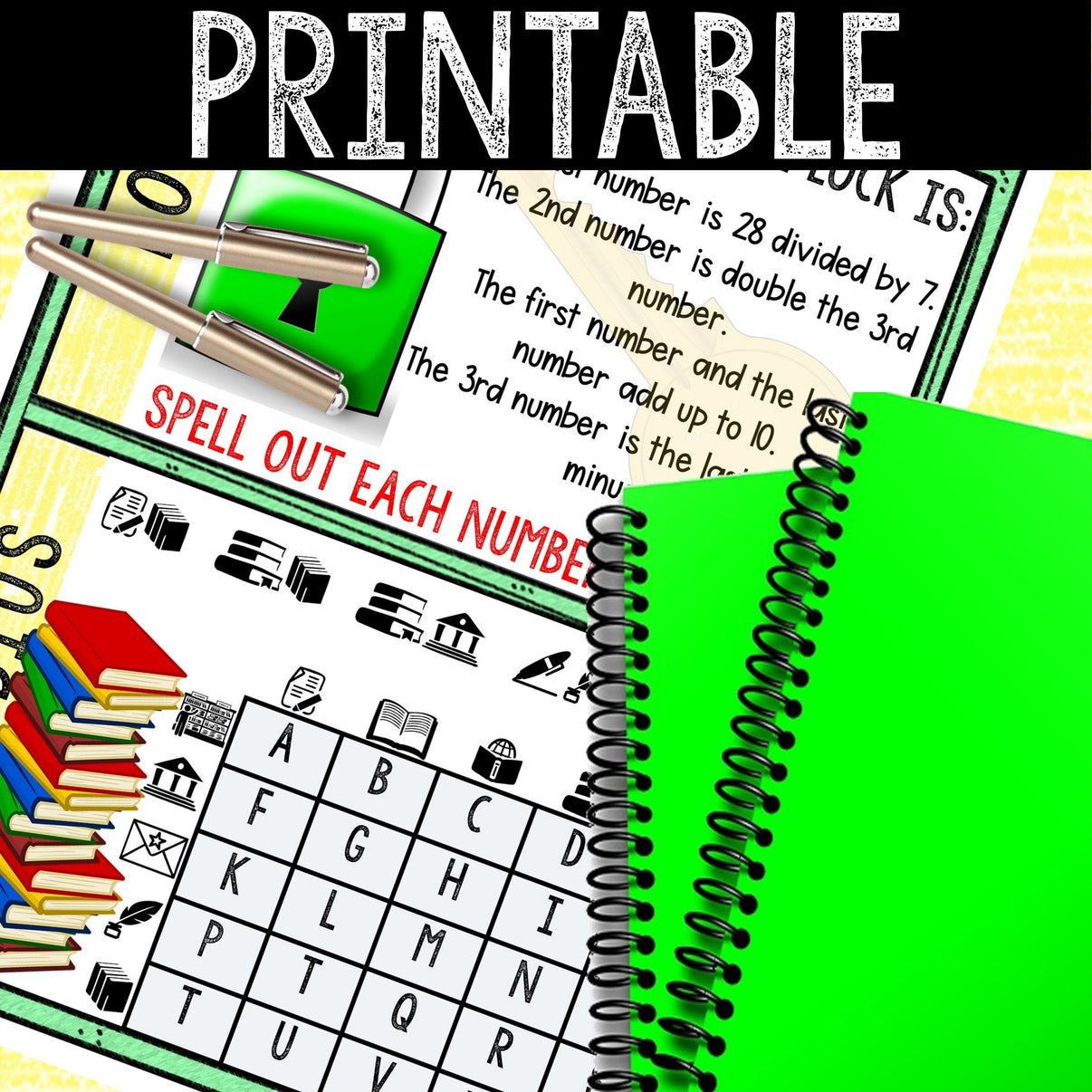 Escape Room for Kids - Printable Party Game – Percy's Quest