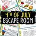 Escape Room for Kids - Printable Party Game – 4th of July