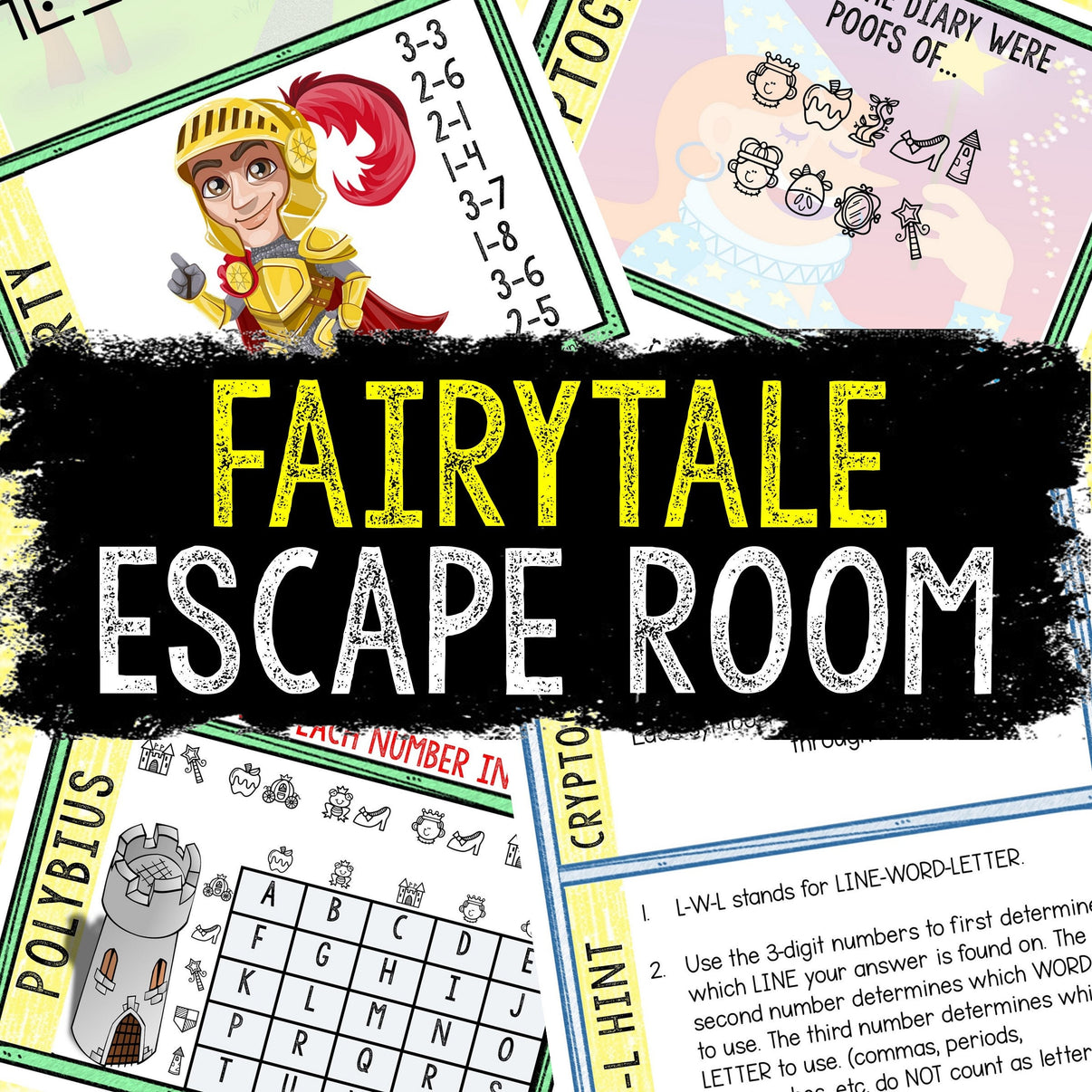 Escape Room for Kids - Printable Party Game – Princess