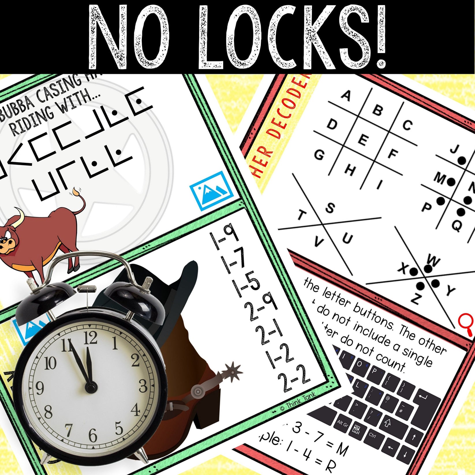 Escape Room for Kids - Printable Party Game – Wild West