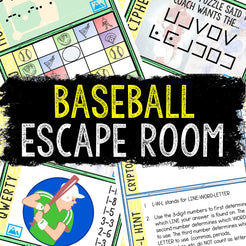 Escape Room for Kids - Printable Party Game – Baseball