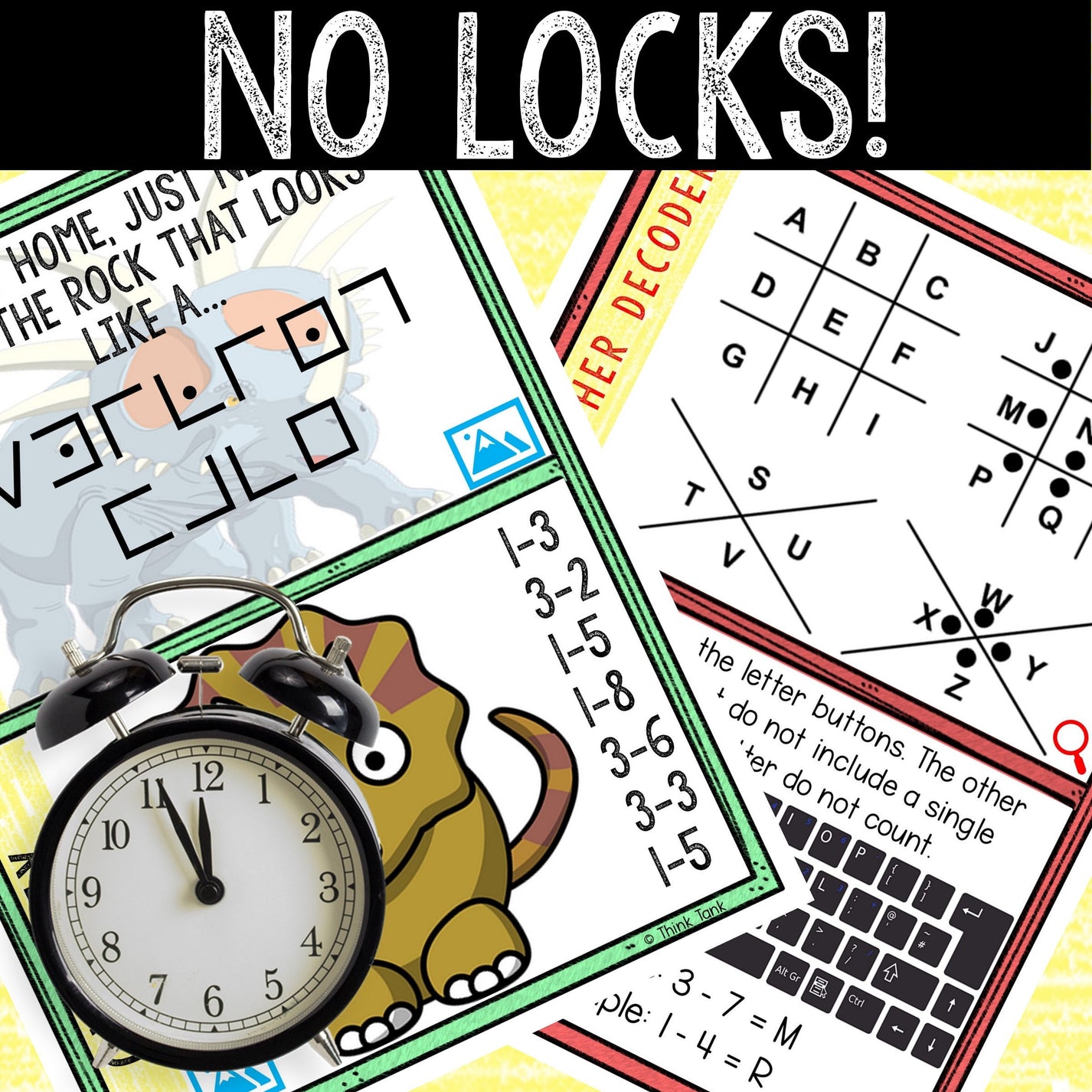 Escape Room for Kids - DIY Printable Game – Lost Dinosaur