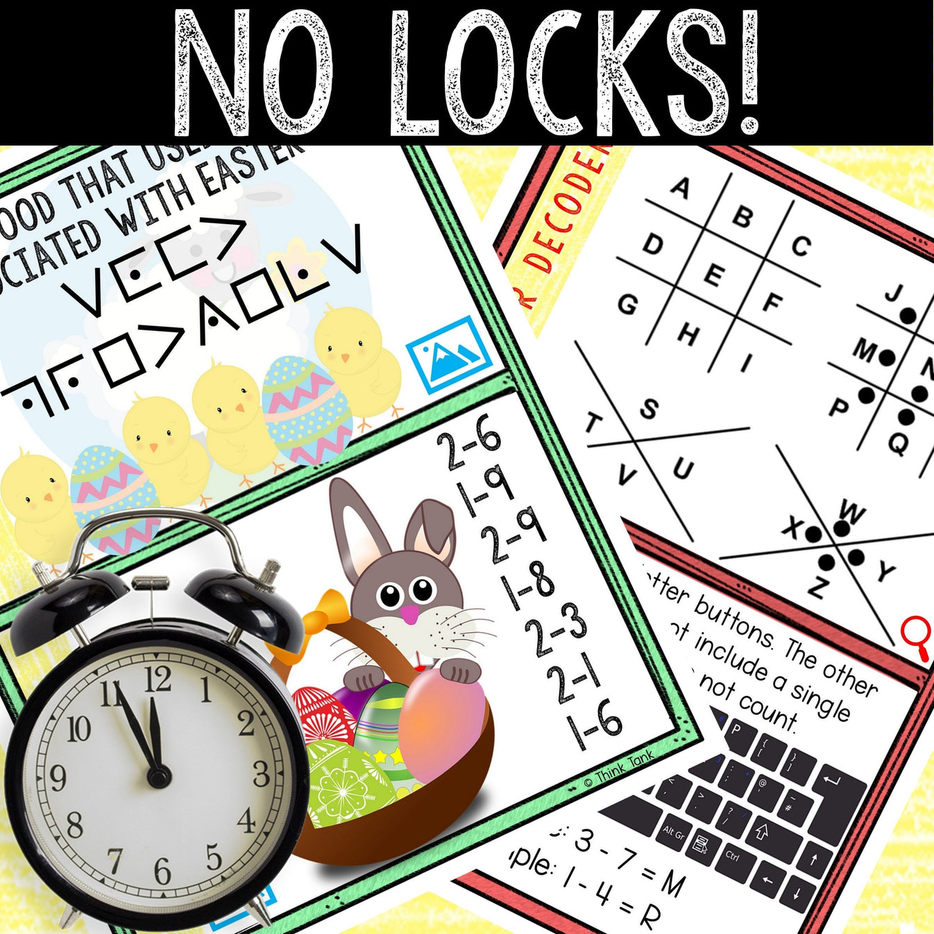 Easter Escape Room Game for Kids - Printable Party Game