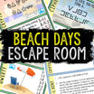 Escape Room Game for Kids - Printable Party Game – Beach Day