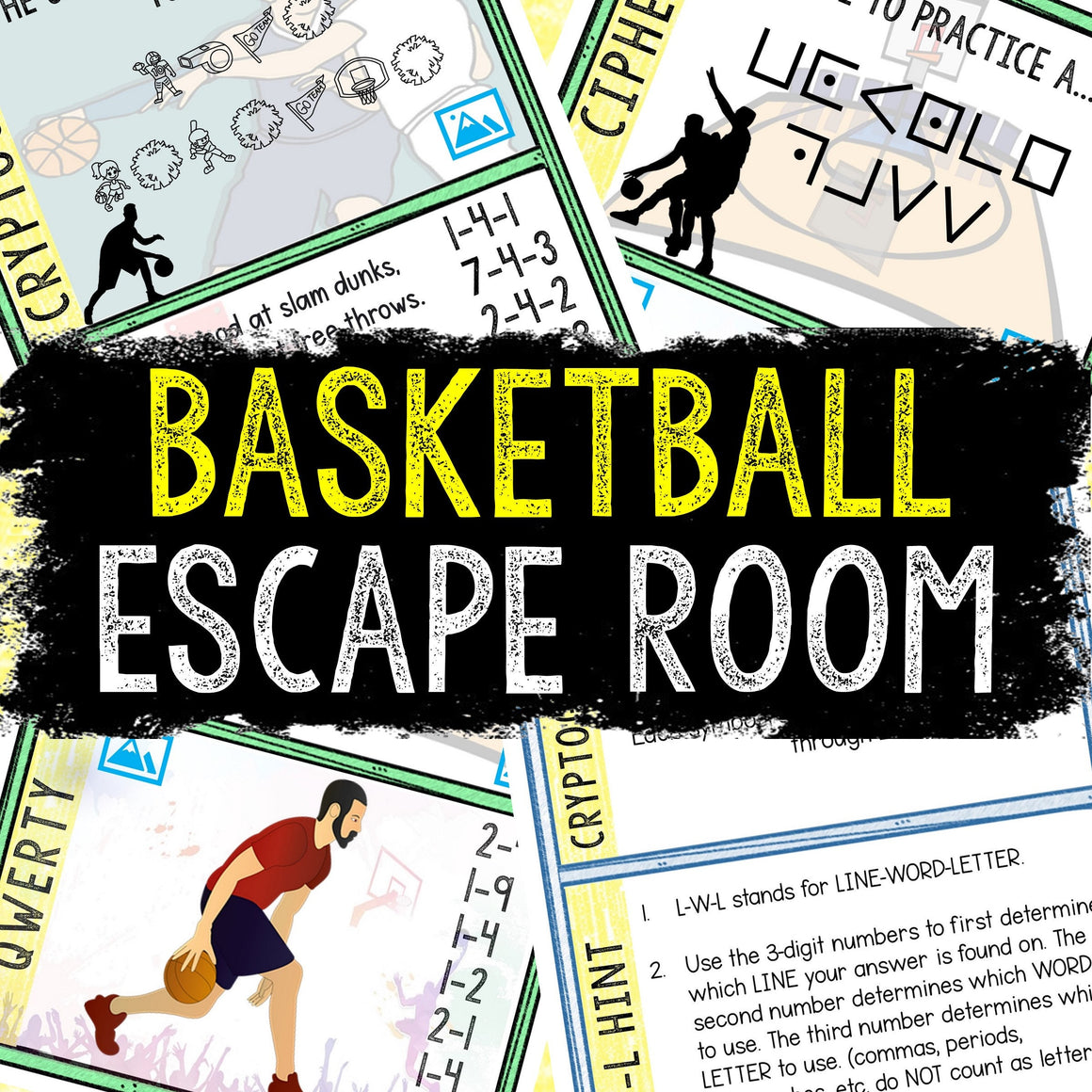 Escape Room for Kids - DIY Printable Game – Basketball