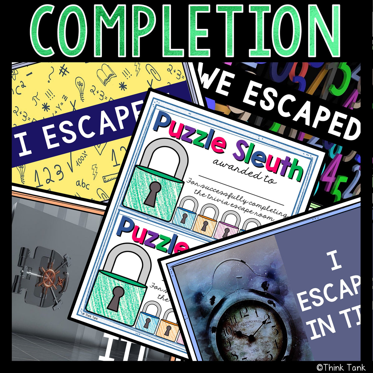 Funny Facts Trivia Game - Escape Room for Kids - Printable Party Game