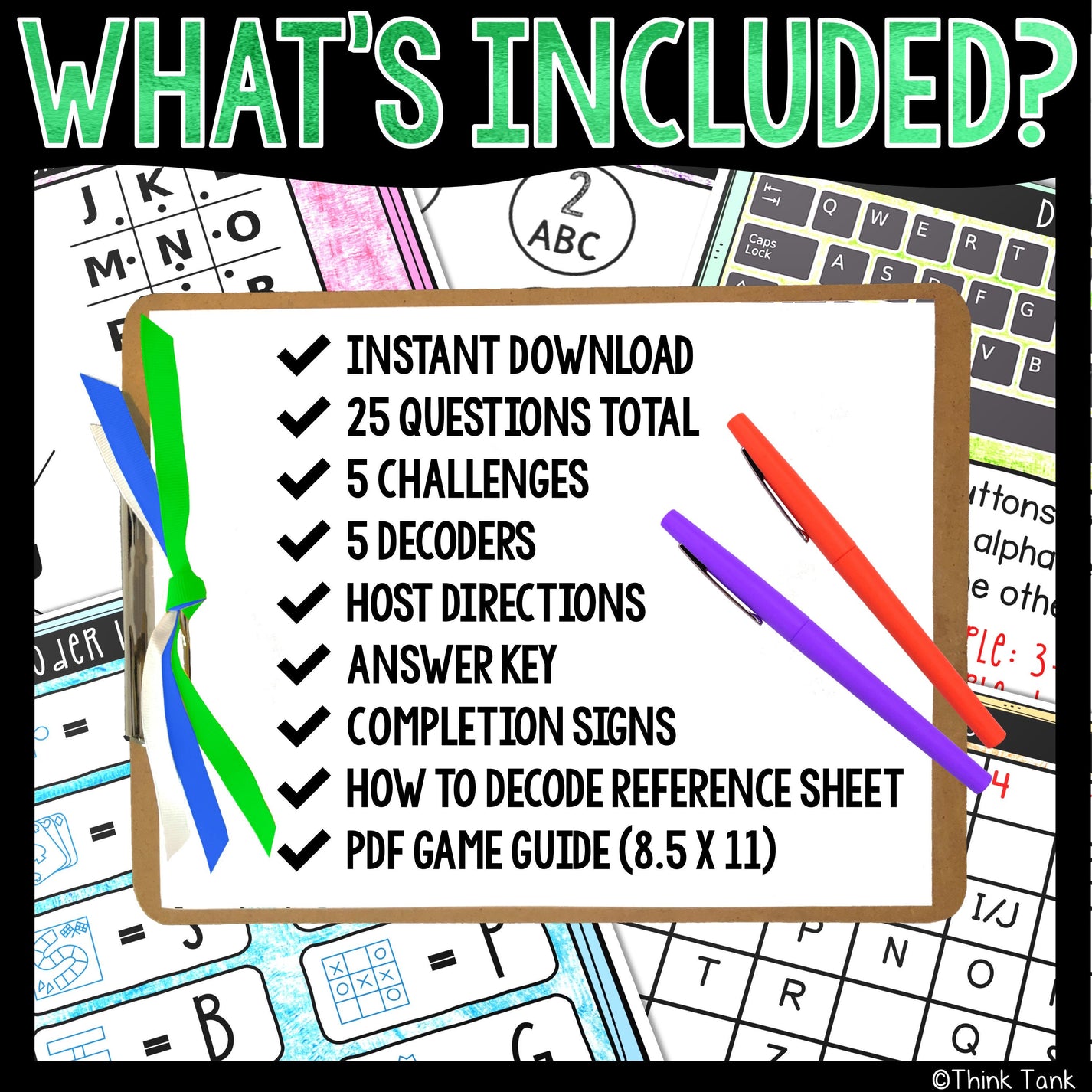 US Government Trivia Game - Escape Room for Kids - Printable Party Gam